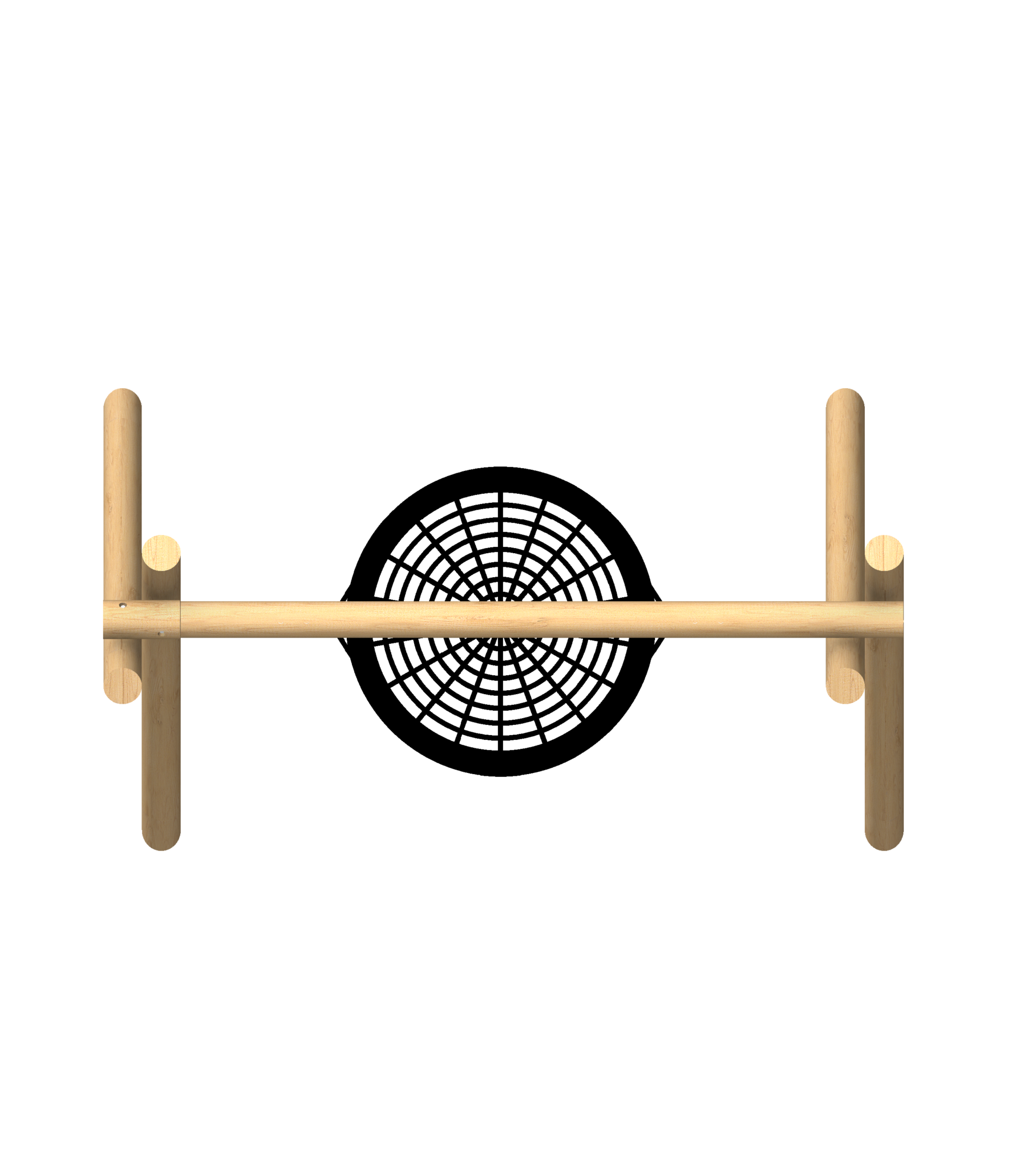 Timber Basket Swing - Playco New Zealand Playgrounds